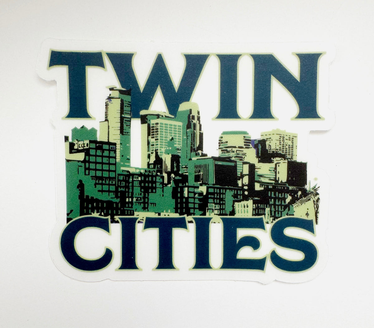 Twin Cities Skyline Sticker – Jenny in the City