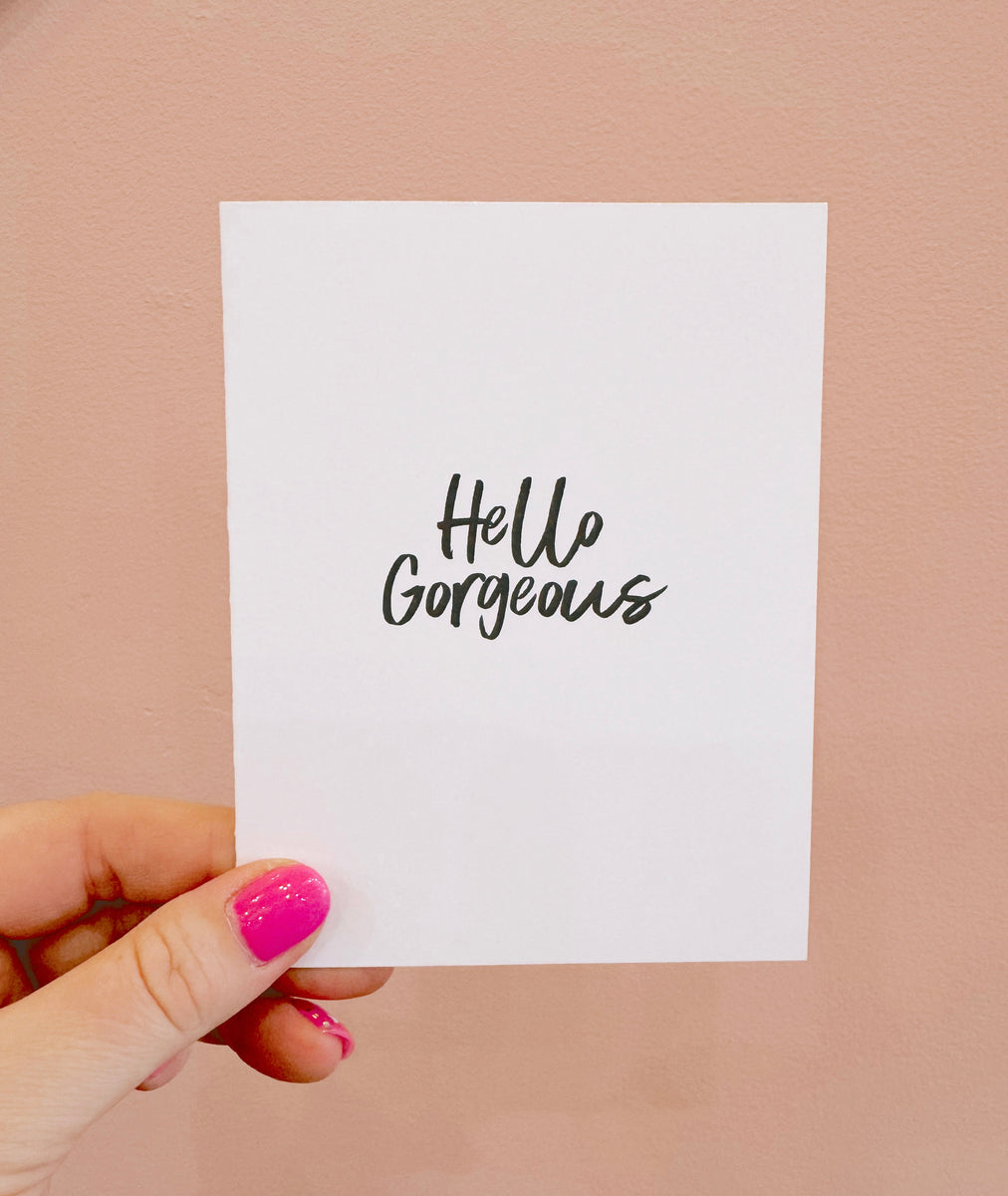 Hello Gorgeous Card – Jenny in the City